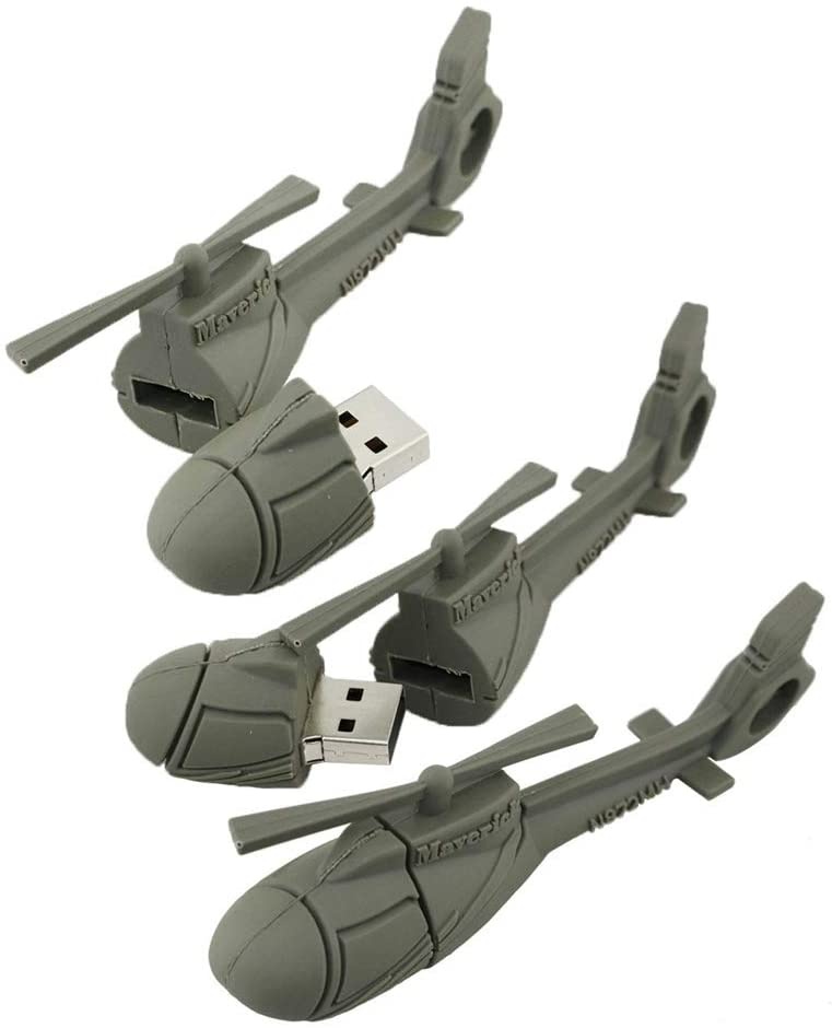 helicopter customized pvc usb